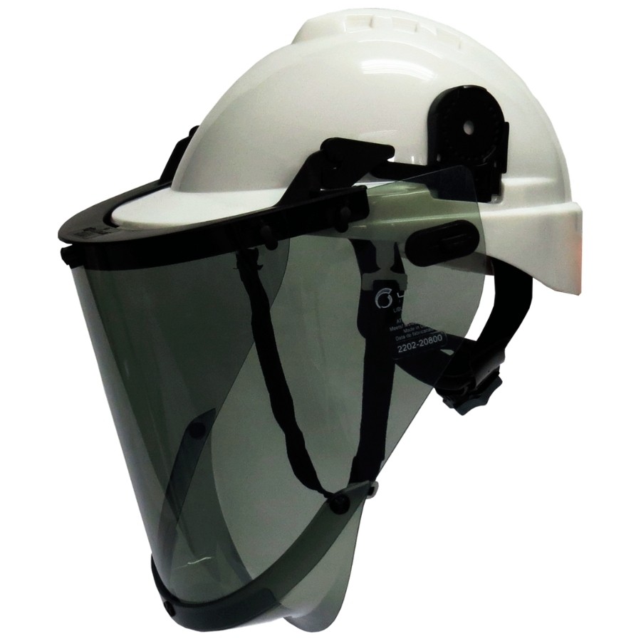 Compre Segurança | KIT PROTETOR FACIAL ARC FLASH CINZA COMPLETO CA ...