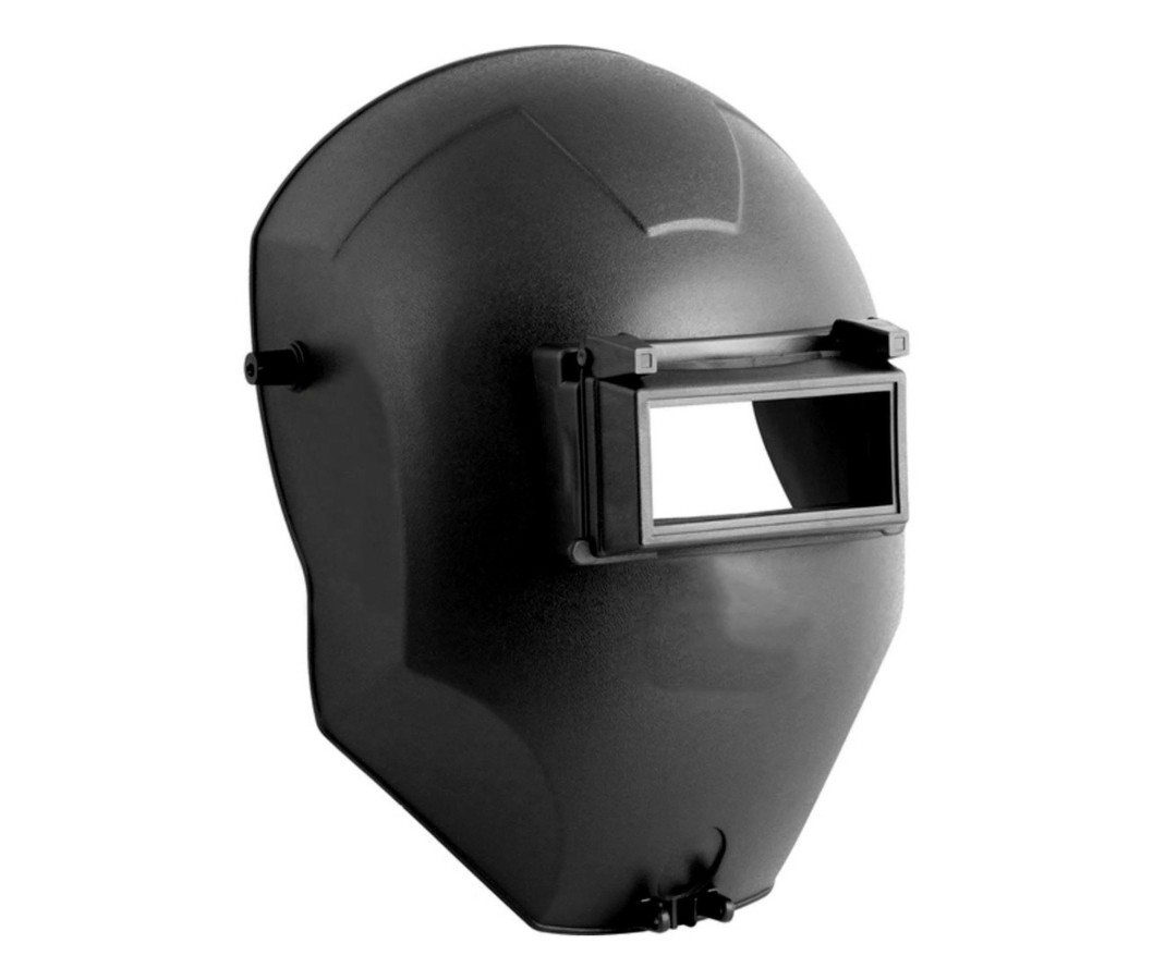 Compre Segurança | MASCARA DE SOLDA COM CATRACA E VISOR FIXO CA 36014
