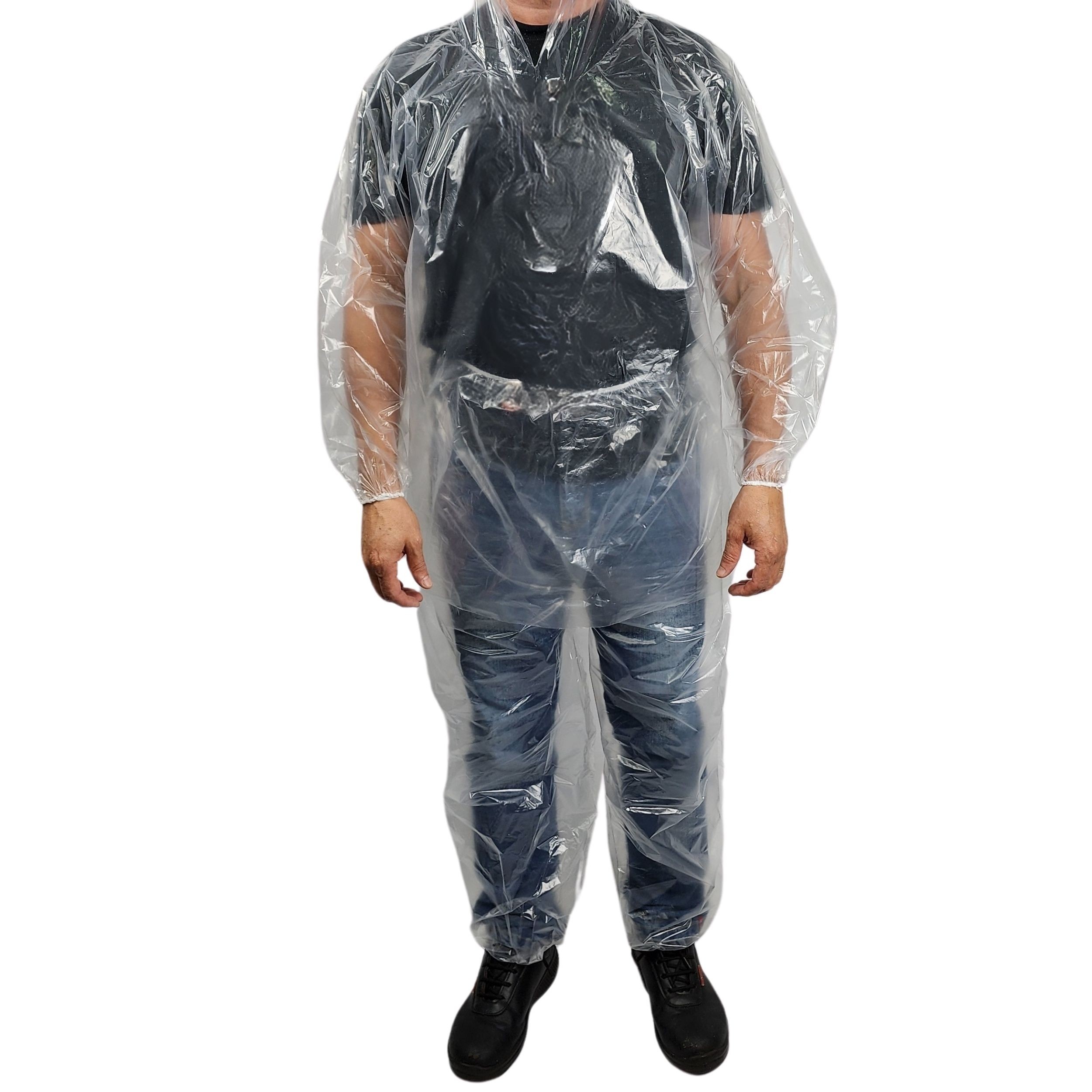 Compre Segurança | CAMISA PVC INCOLOR DESCARTAVEL CA-31660